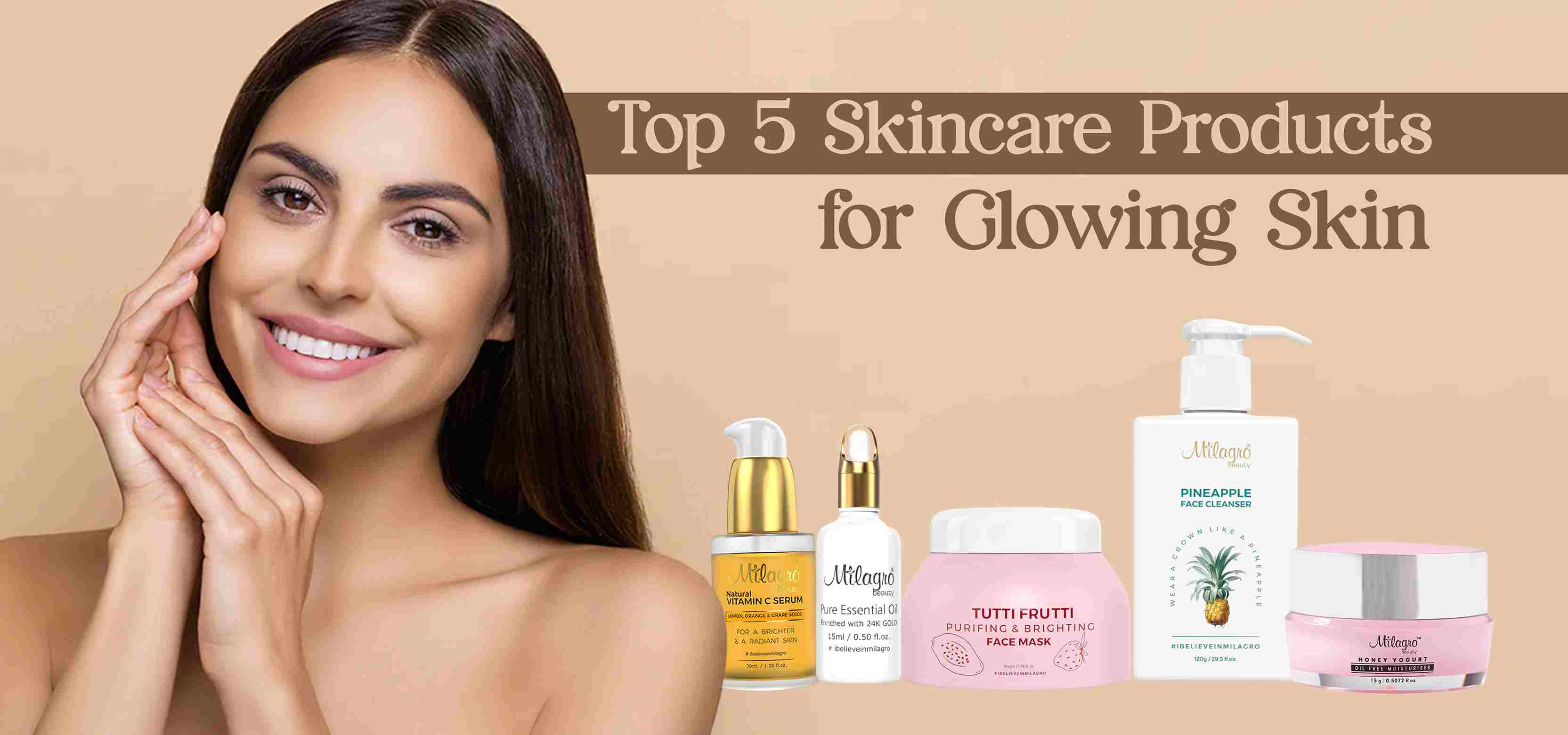natural glowing skin products