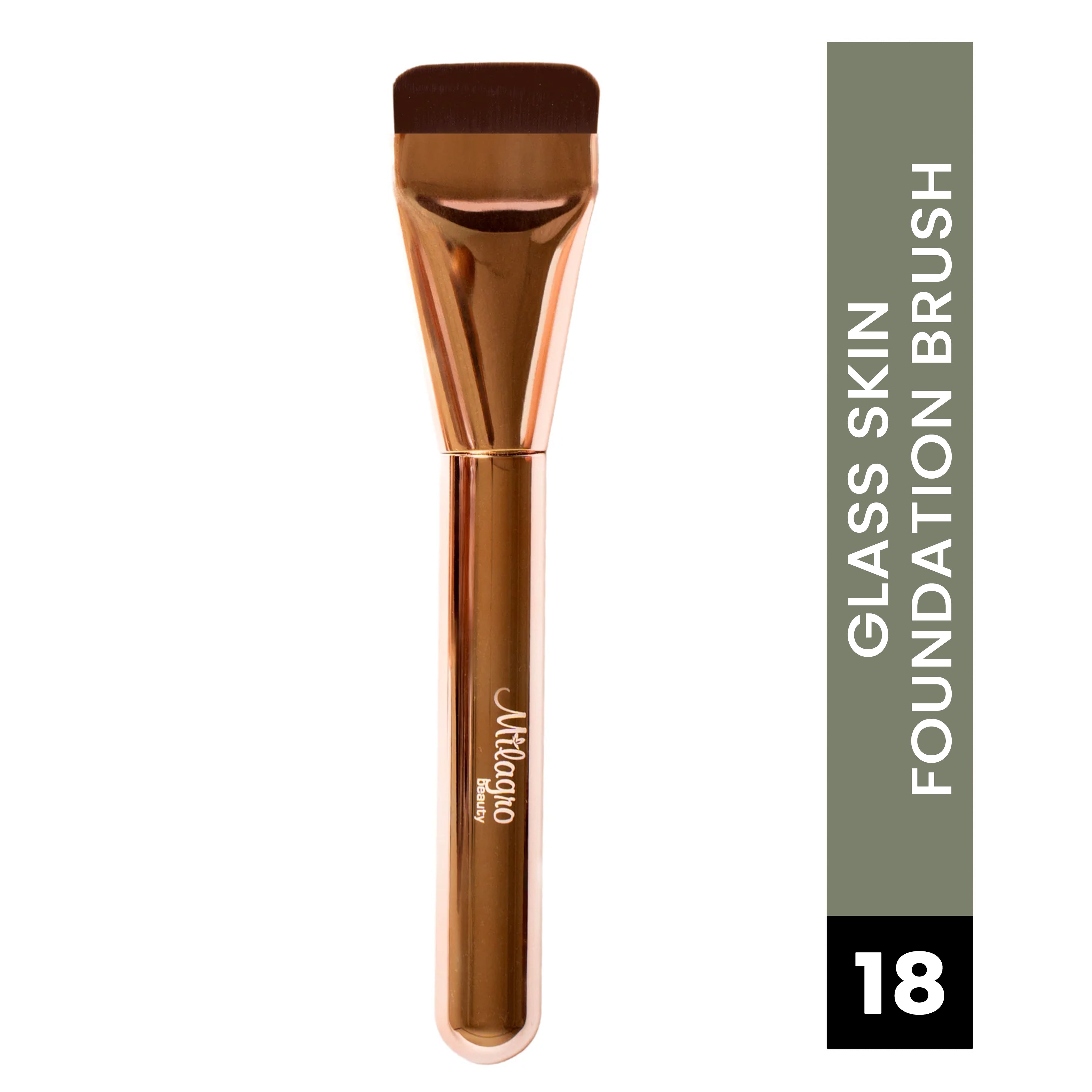 Buy Best Foundation Brush | Glass Skin Foundation Brush 18 – Milagro Beauty